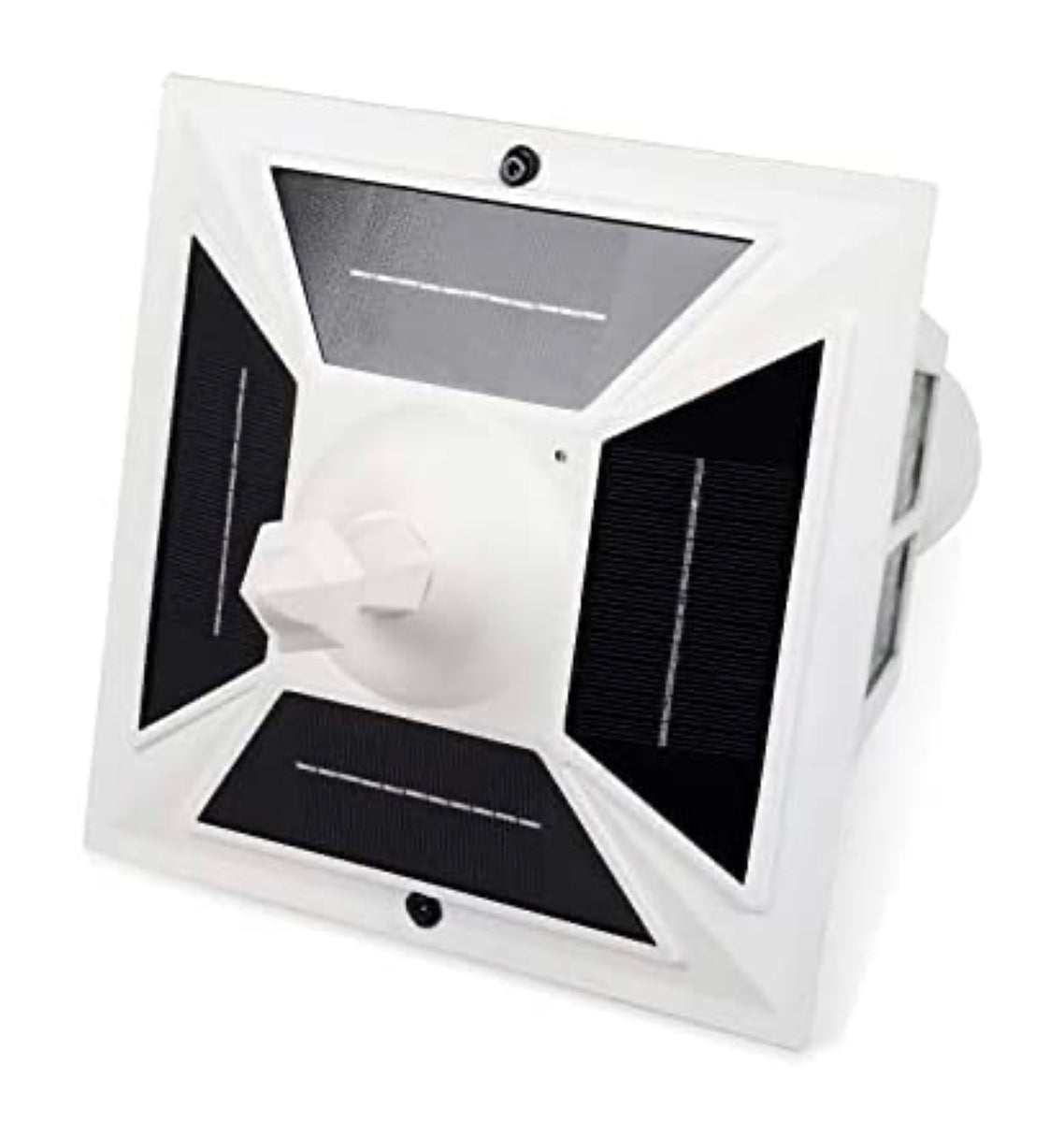 SmartYard LED Cast Aluminum Solar Post Light Fixture with 3-Inch Fitte ...