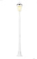 SmartYard 77" Solar Lamp Post Light, Waterproof Aluminum And Glass Out ...